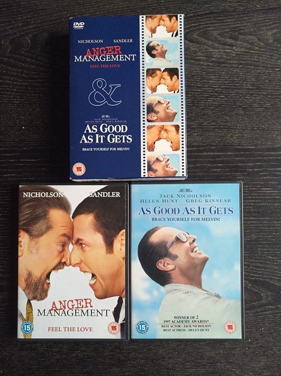 Anger Management/As Good As It Gets (2 disc) (Dvd), Adam Sandler ...
