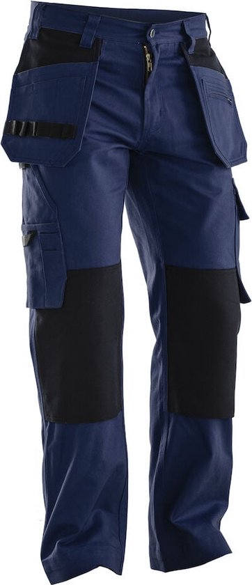 Jobman 2312 Trousers Cotton HP 65231210 - Navy/Zwart - C62 | bol