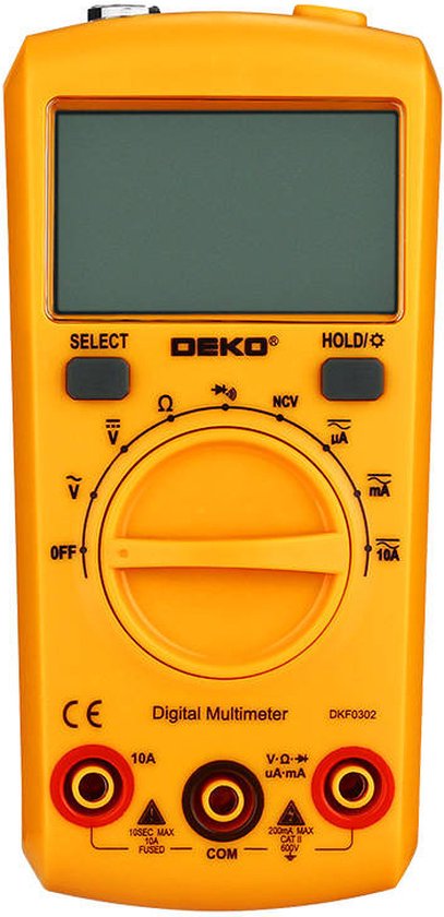 Deko Tools Digitale Universele Multimeter, DKF0302 | bol