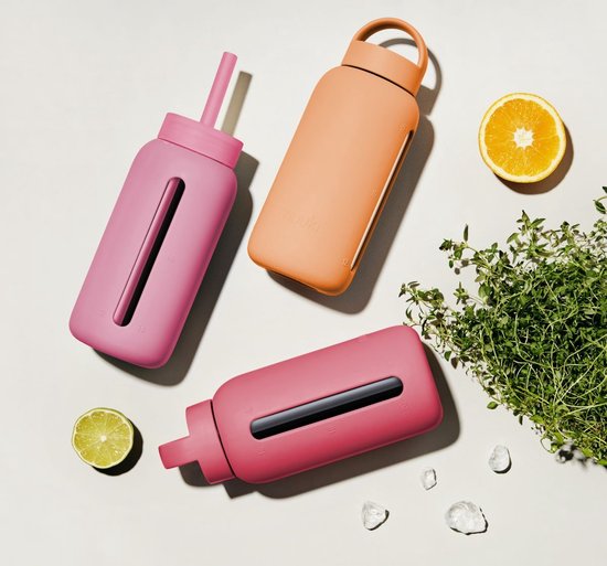 Muuki Lounge Straw + Cap | Herbruikbaar Siliconen Rietje Met Drukvaste ...