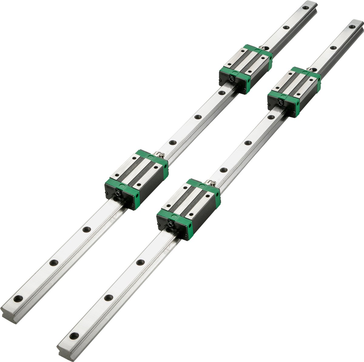 Dakta® Lineaire Rail Guide HSR15 Lineaire Geleiderail 1200mm 2 Stuks ...