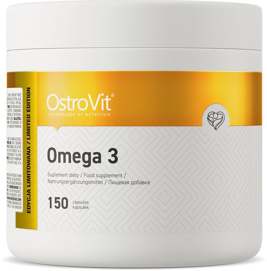 Supplementen - Omega 3 - VisOlie - 150 Softgels - OstroVit | bol