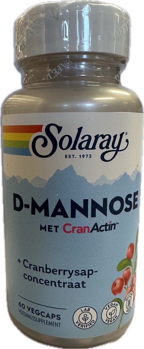 Solaray D-Mannose Met CranActin 60 Capsules | bol