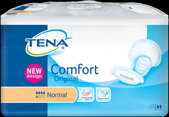 Tena Comfort Normal Original (plastic) - 3 pakken van 42 stuks | bol