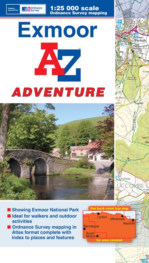 Exmoor Adventure Atlas, A-Z Maps | 9781782570158 | Boeken | bol