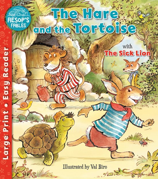 Aesop's Fables Easy Readers-The Hare and the Tortoise & The Sick Lion ...