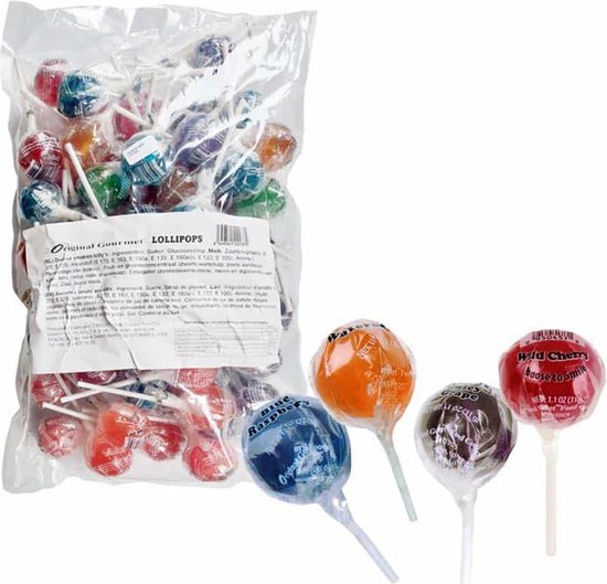 Gourmet Lollipops - 120 stuks x 31 gram | bol
