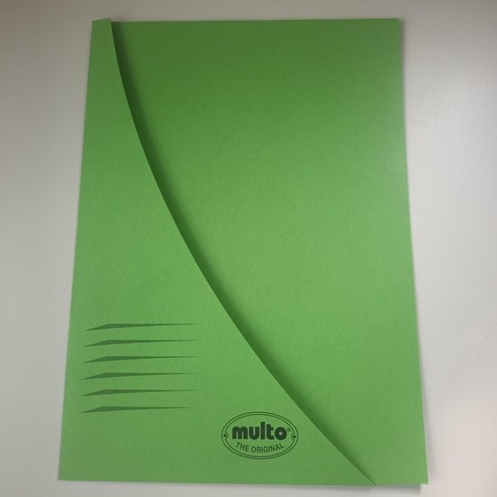 Multo Insteekmap Driehoekmap Driehoeksmap Groen Karton 5730055 FSC 1 ...