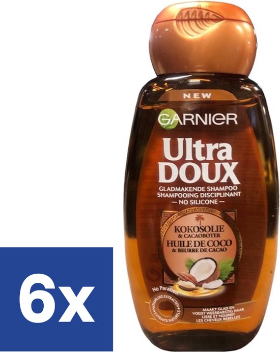 Ultra Doux Shampoo Kokosolie & Cacaoboter - 6 x 250 ml | bol