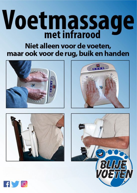 Blije Voeten Voetmassage Apparaat Nr1 Met Beencrème Verbetert De