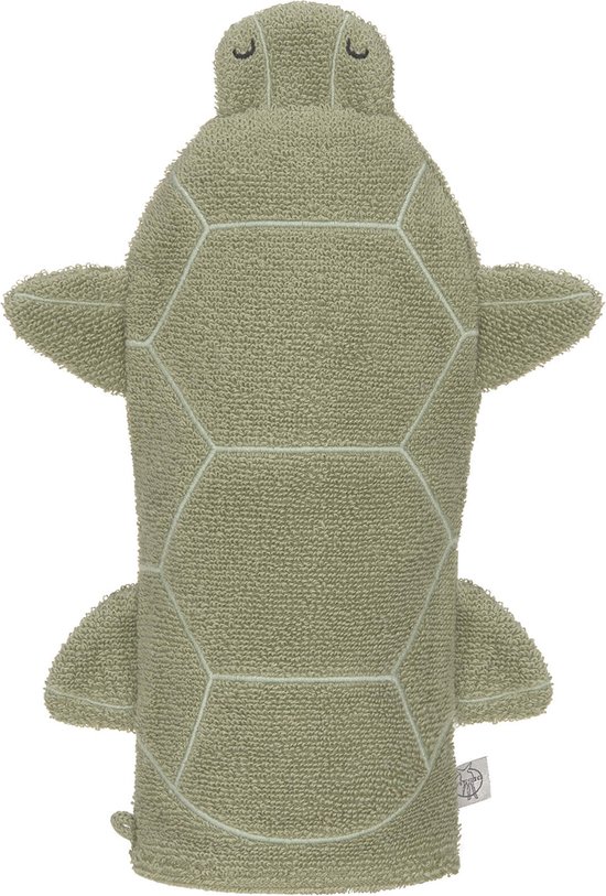 Lässig Schildpad Washandje - GOTS Katoen - Kinderbadkameraccessoires ...