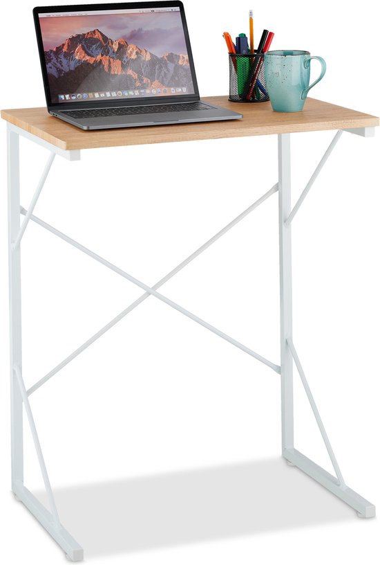bureau - laptoptafel - 75 x 60 x 40 cm - ondiepe computertafel - mdf ...