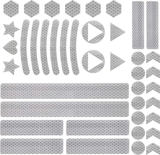 Reflecterende Veiligheids stickers - Reflectie tape voor in het verkeer ...