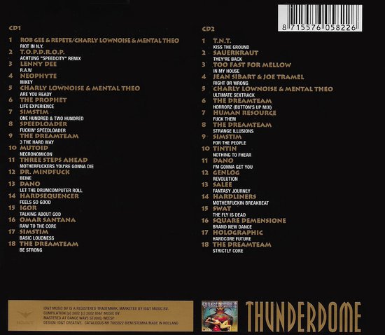 Thunderdome, Vol. 5, various artists | CD (album) | Muziek | bol