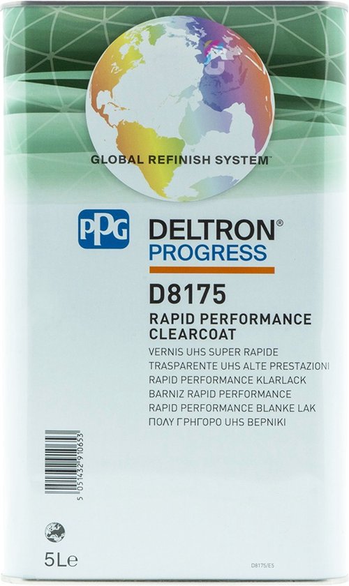 PPG D8175 Rapid Performance Clearcoat - 5L - Hoogglans, Sneldrogend ...