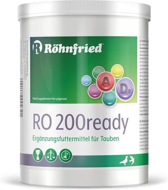 Rohnfried RO 200 Ready 600g - voor postduiven | bol