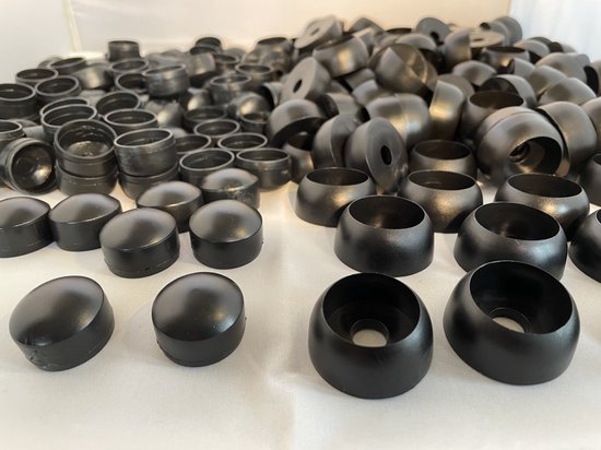 Déko-Play afdekdop M10 tweedelig zwart 100stuks | bol