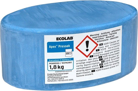 Ecolab Presoak 1,8 kilo | bol