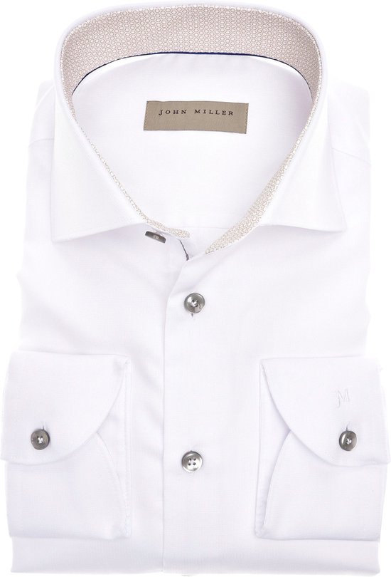 Overhemd Wit Tailored fit lange mouw overhemden wit | bol