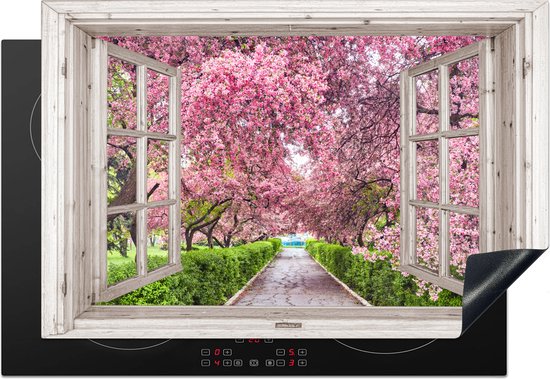 KitchenYeah® Inductie beschermer 74x48 cm - Japans - Sakura - Bloesem ...