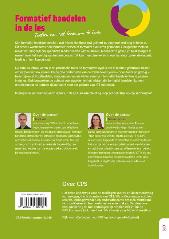 Formatief handelen in de les | 9789065082435 | Meike Berben | Boeken | bol
