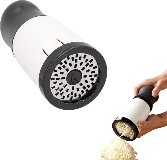 Parmezaanse molen, roestvrij stalen kaasbramen, fijn- en vlokkenschaaf ...