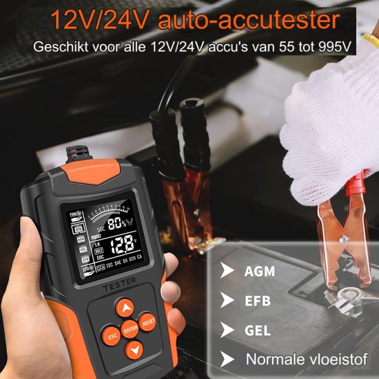 Gratyfied - Accu tester - Accutester - Accu tester 12v voor auto | bol