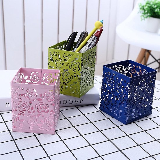 Penhouder Bureau, pennenhouder, pennendoos bureau-organizer, metalen ...