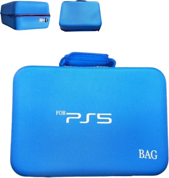 Tobey's PS5 Tas - Blauw - Luxe Uitvoering - PS5 Koffer - Stevige Case ...