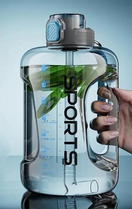 Rakmishop - Waterjug 1.7 liter - Waterfles met rietje - Wat - Sport ...