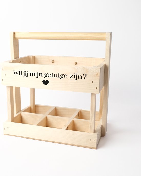 Bierkrat - Houten krat - Bierkrat hout - Bier cadeau - Houten bierkrat ...