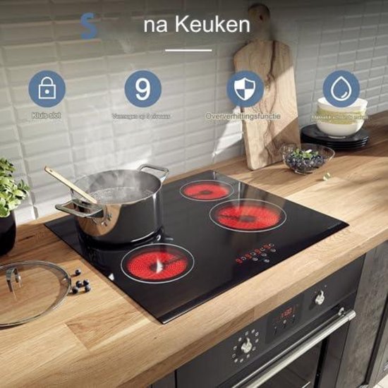 Gratyfied - Elektrische Kookplaat 4 Pits - Elektrische Kookplaat ...
