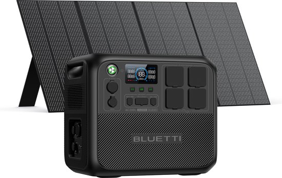 BLUETTI AC200L Draagbare Elektrische Generator met 350W Zonnepaneel ...