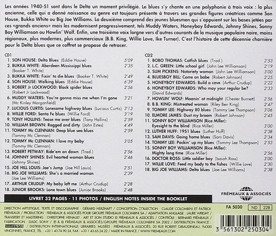 Various Artists - Delta Blues 1940-1951 (2 CD), various artists ...