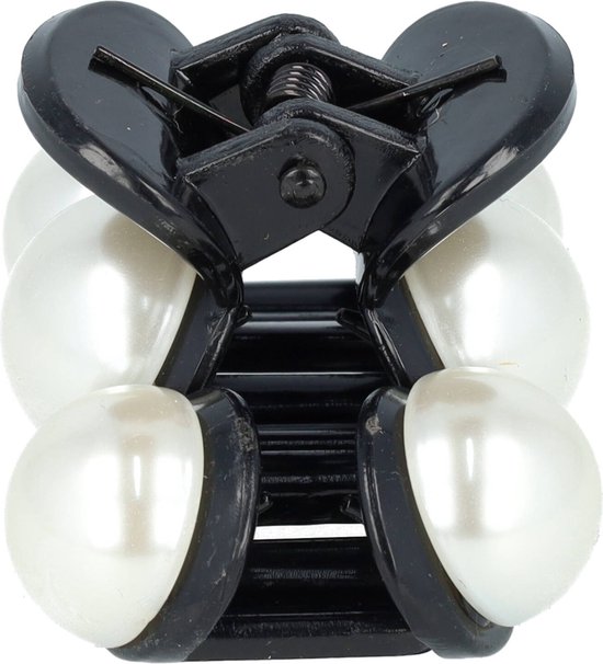 Haarsoires Haarspeld Haarklem 5cm – Parels – Wit Zwart | bol