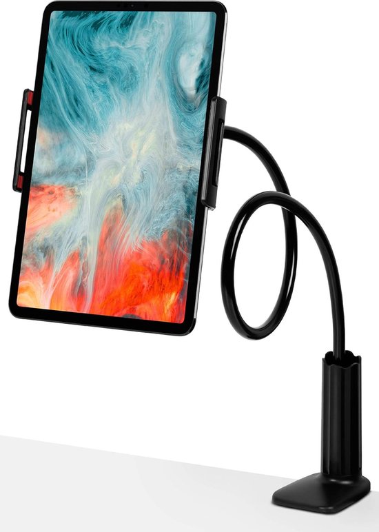 Tablethouder & Telefoonhouder - Universeel - 360° Draaibare arm ...