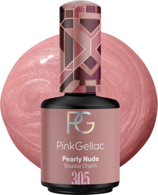 Pink Gellac - 305 Pearly Nude Gellak Nagellak 15ml- Gelnagellak voor de ...