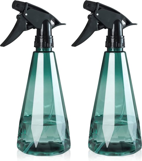 2 stuks 500 ml spuitfles, sproeier, watersproeifles, planten, kunststof verstuiver,... | bol