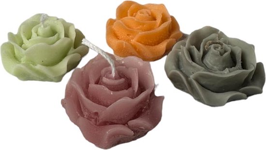 Roos kaars - Rood | bol