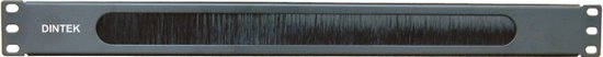 DINTEK - Panel cable management - 1U - brush - 19"rack/patchkast - 2304 ...