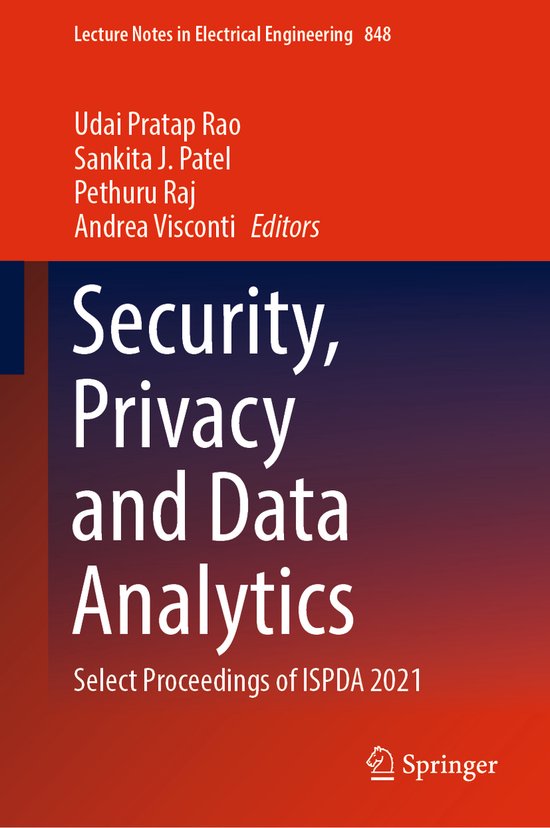 Lecture Notes in Electrical Engineering- Security, Privacy and Data ...