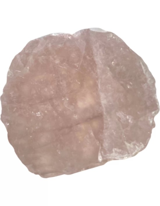 Roze kwarts edelsteen schijf nr.13 | bol