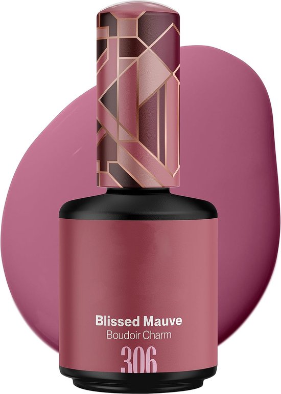 Pink Gellac Gel Nagellak Blissed Mauve - Vintage Cool Ondertoon met ...