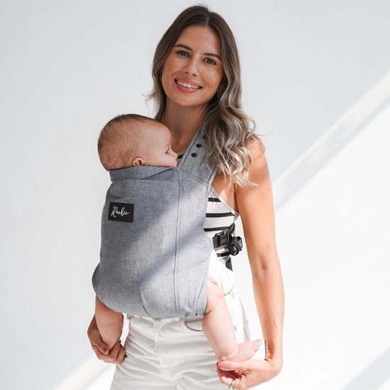 ROOKIE Baby Premium draagzak - Design buikdrager - Comfortabel en ...