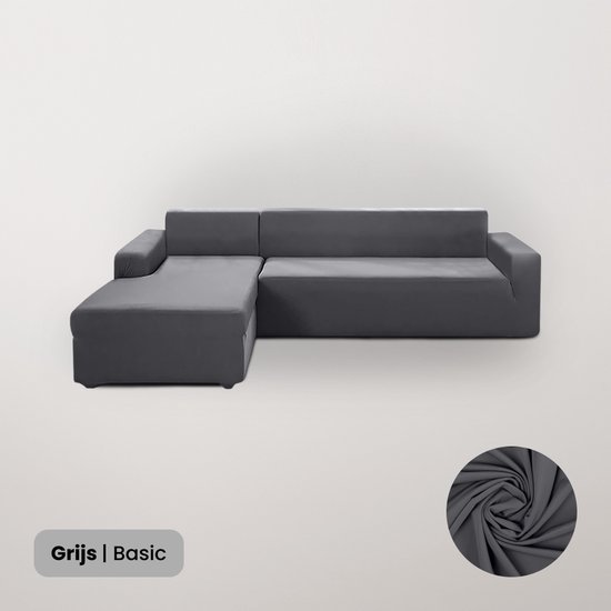 BankhoesDiscounter Basic Hoekbank Hoes – Hoekbank – Sofa Cover ...