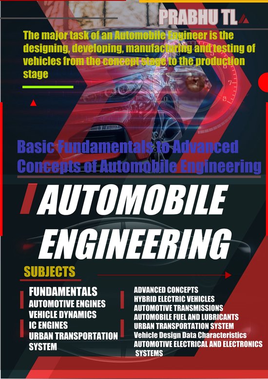 Engineering 5 - AUTOMOBILE ENGINEERING (ebook), Prabhu TL ...