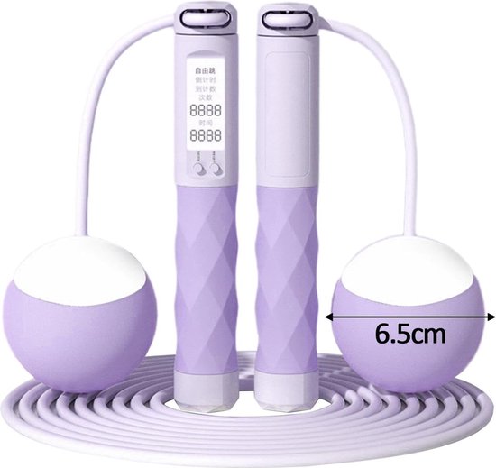 Gewogen springtouw met tegenspringtouw Digitaal springtouw voor ...