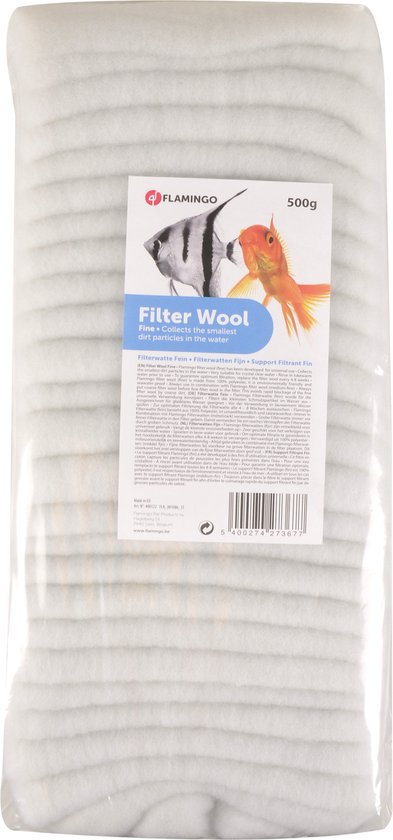 Flamingo - Aquarium accessoire Filterwatten - Wit - 50 x 20.5 x 11 cm ...