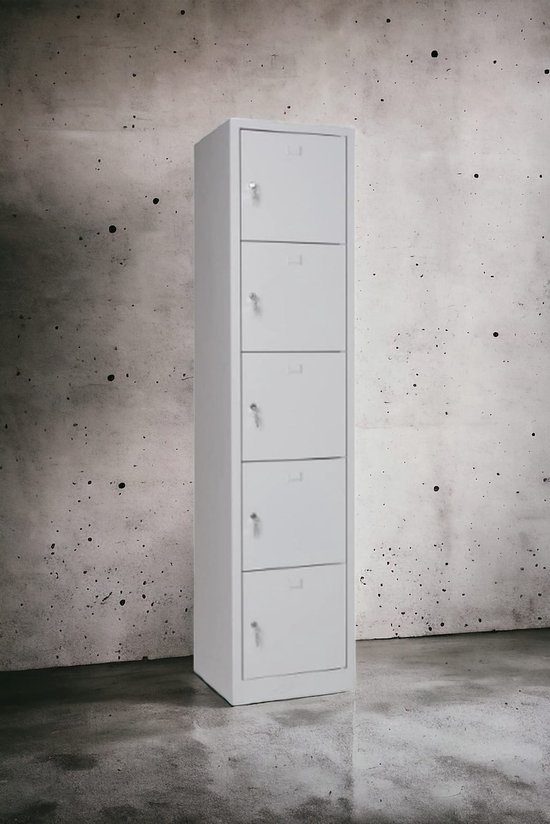Furni24 Lockerkast, locker voor waardevolle spullen, kluisje 190 cm x ...
