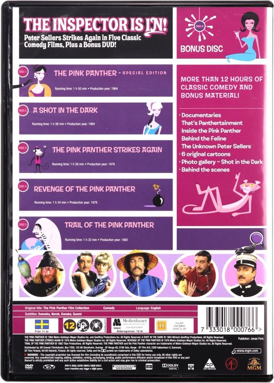 Pink Panther Collection DVD (Dvd), Robert Wagner | Dvd's | bol